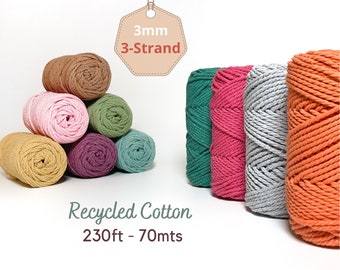 Colored Macrame Cord - Etsy