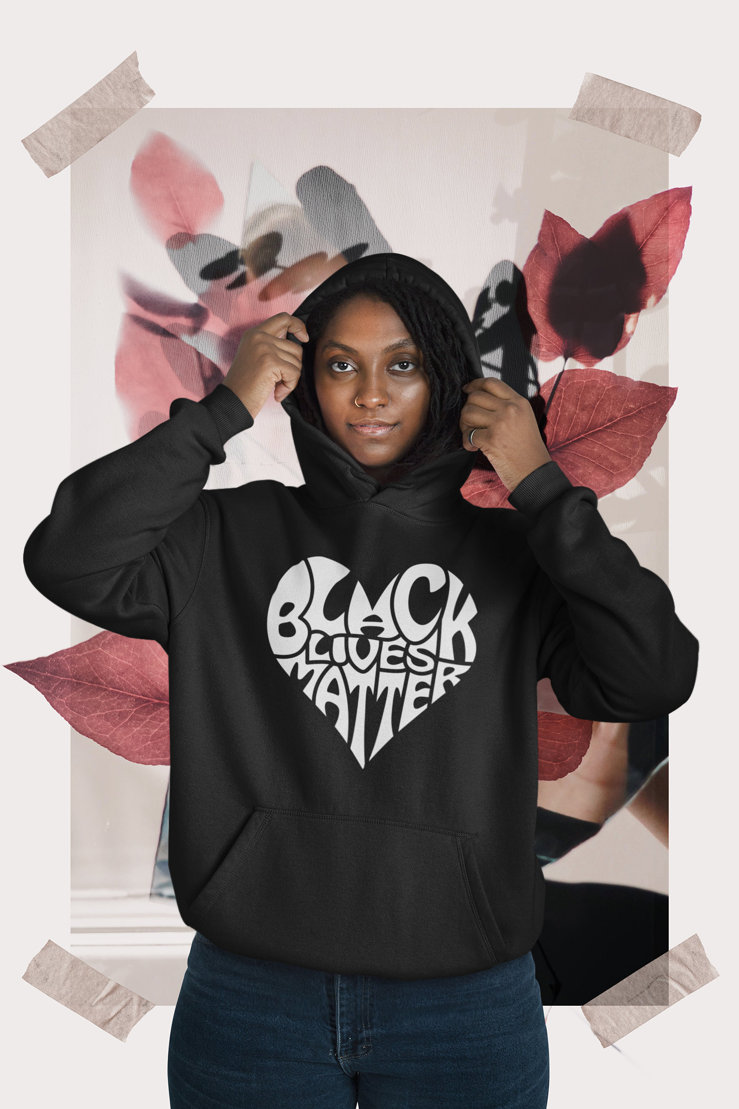 Black Lives Matter Women Hoodie BLM Hooded Heart Sweatshirt - Etsy España