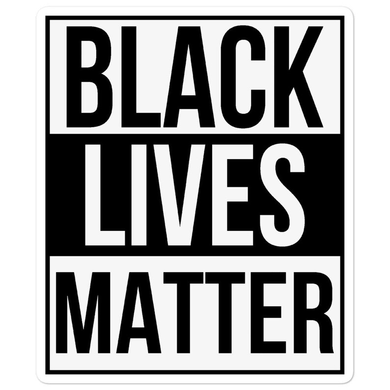 Black Lives Matter stickers BLM Sticker Civil Rights | Etsy