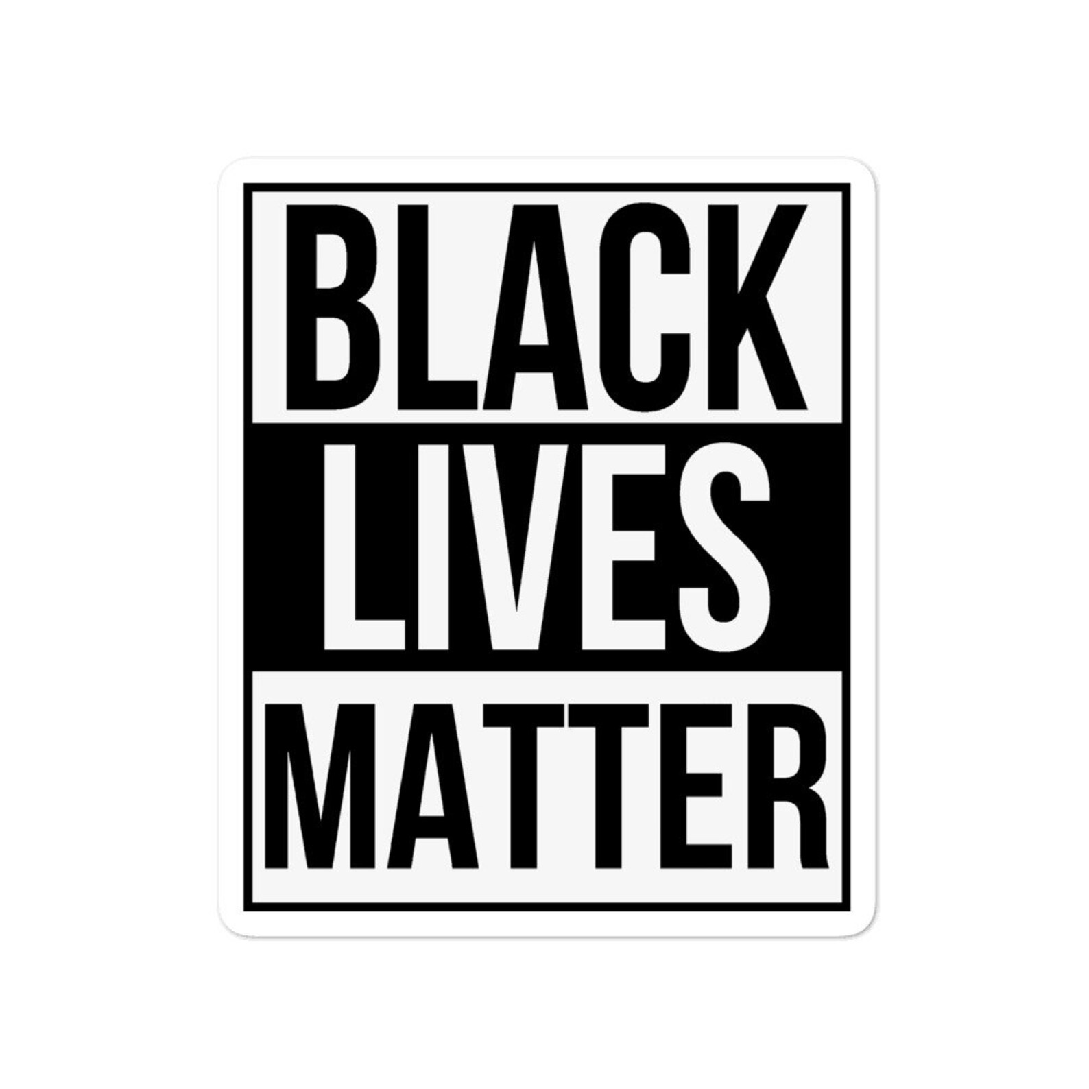 Black Lives Matter stickers BLM Sticker Civil Rights | Etsy