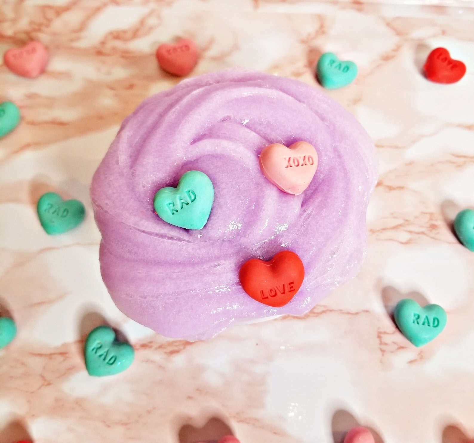 Conversation Heart Slime Jelly Slime Soft Jelly Slime - Etsy UK