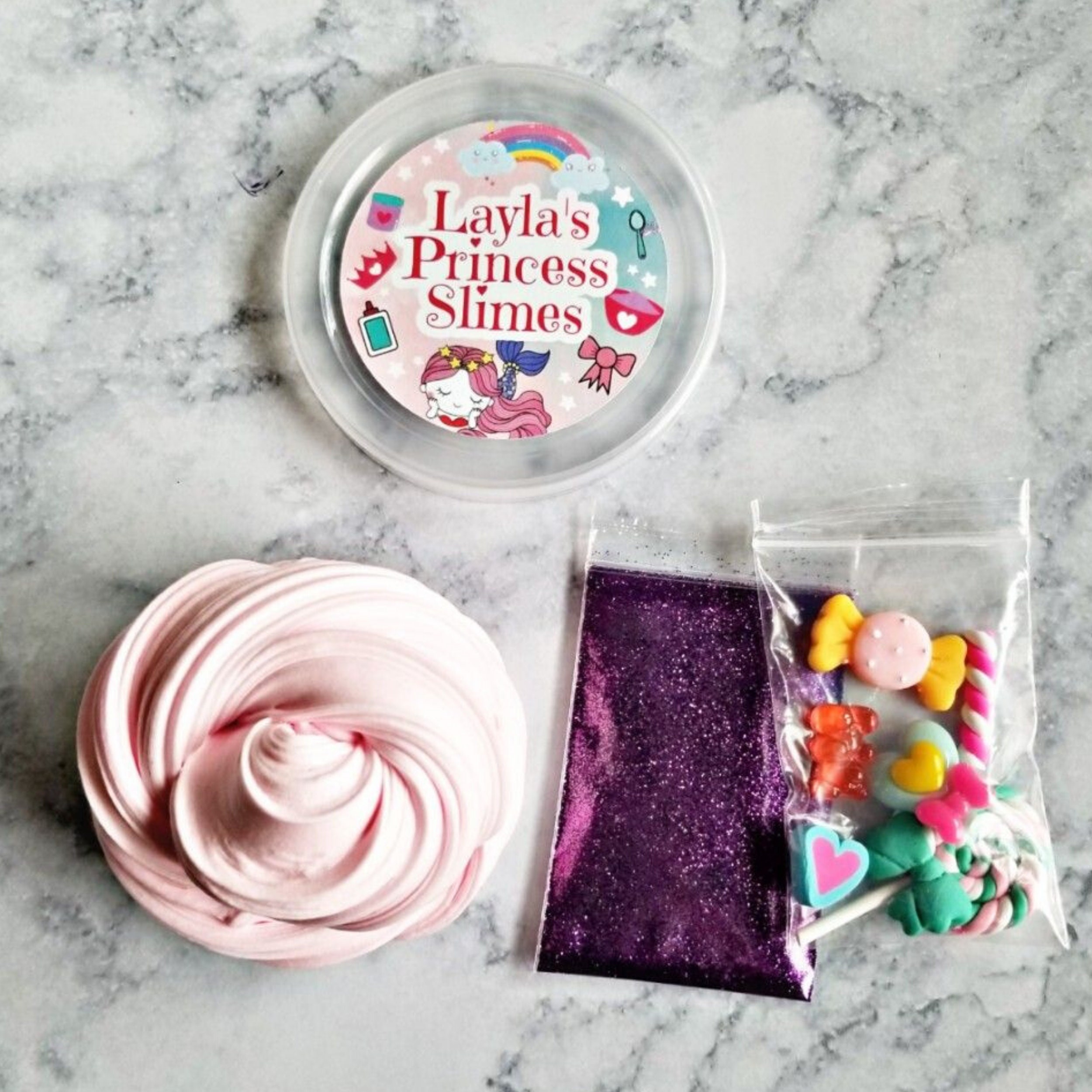 Butter Cotton Candy Scented Slime Candy Rush Themed Slime | Etsy