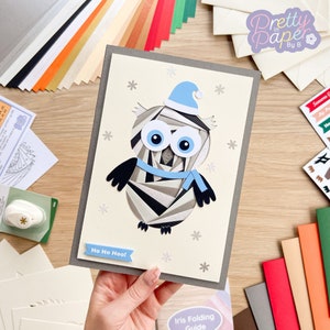 Owl Iris Folding Pattern PDF & SVG | Bird Beginner Iris Folding Pattern ...