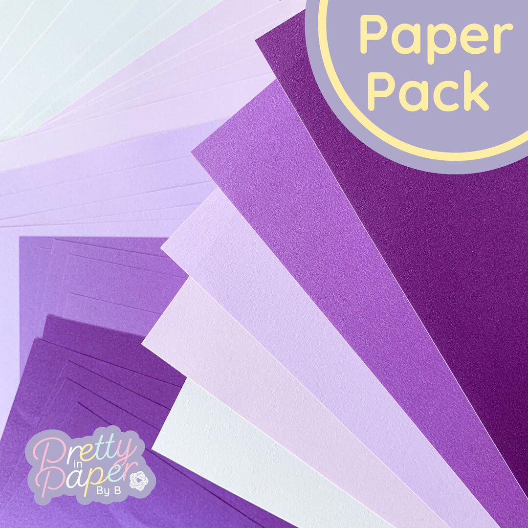 Heather Haze Paper Pack A5, 30 Sheets | Pearlised Paper Pad | Pearl ...