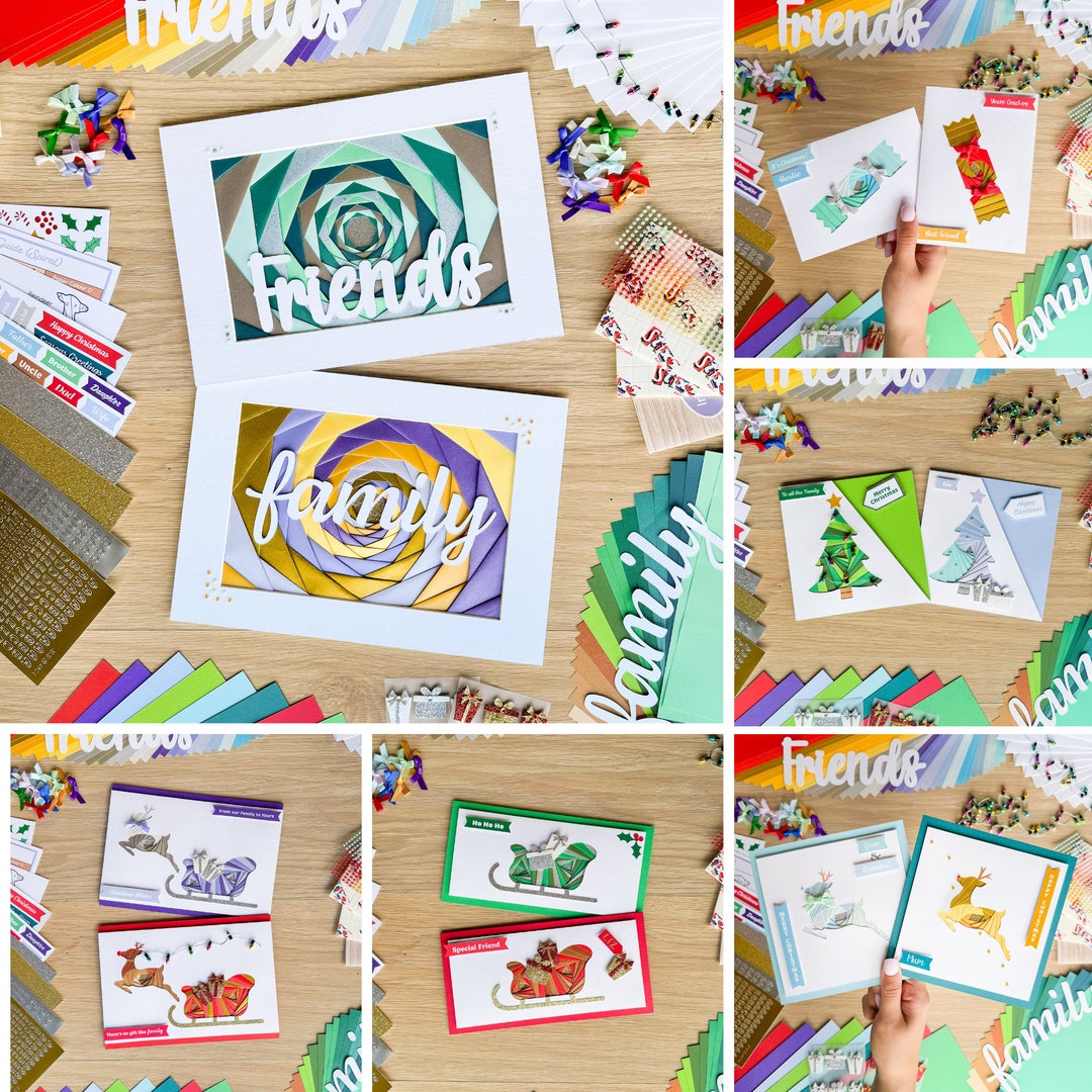 Friends and Family Craft Project Kit | Christmas Edition | Iris Folding ...
