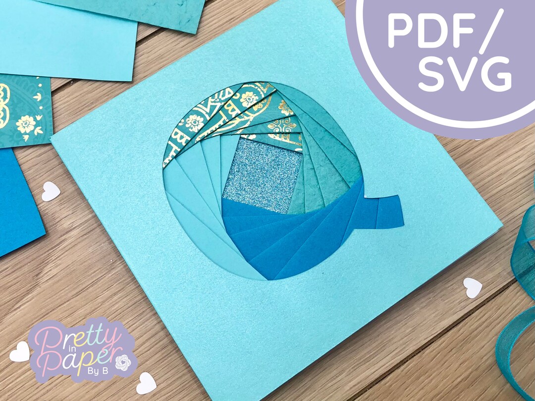 Letter Q Iris Folding Pattern PDF & SVG Alphabet Beginner - Etsy
