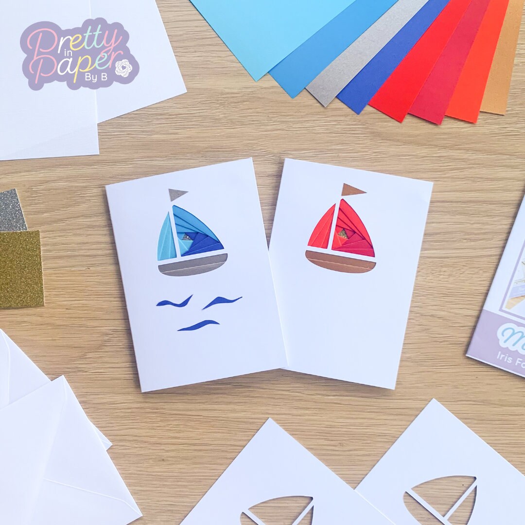Card Making Kit Boat Mini | Small Boat Craft Kit | Beginners Iris ...