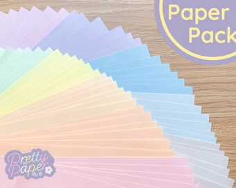 Pastel Paper Pack - Etsy