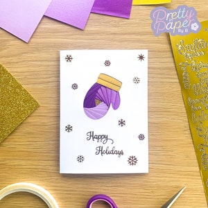 Wool Mitt Iris Folding Pattern PDF & SVG | Christmas Glove Beginner ...