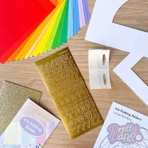 Craft Kit Personalised Rainbow Beginners Rainbow Art Kit Wall Art Kit ...