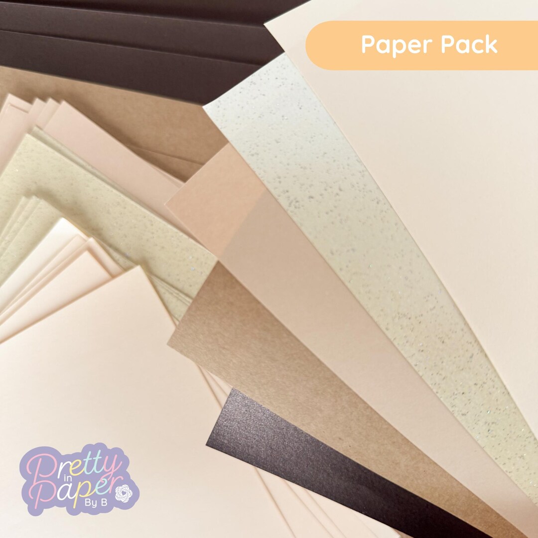 Caramel Latte Paper Pack *revised Edition* | A5, 30 Sheets | Pearlised ...