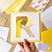 Card Making Kit Alphabet Letter R | Iris Folding Card Kit | Initial ...
