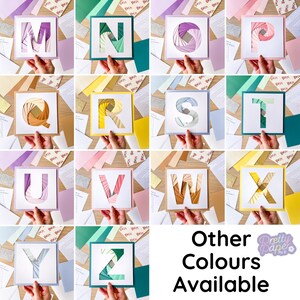 Card Making Kit Alphabet Letter B | Iris Folding Card Kit | Initial ...