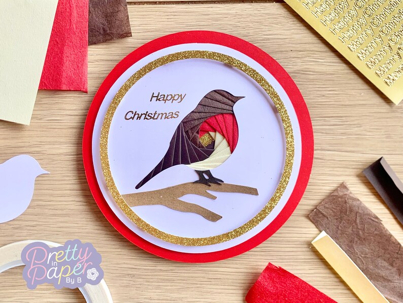 Robin Iris Folding Pattern PDF & SVG 2x Small Birds Beginner - Etsy