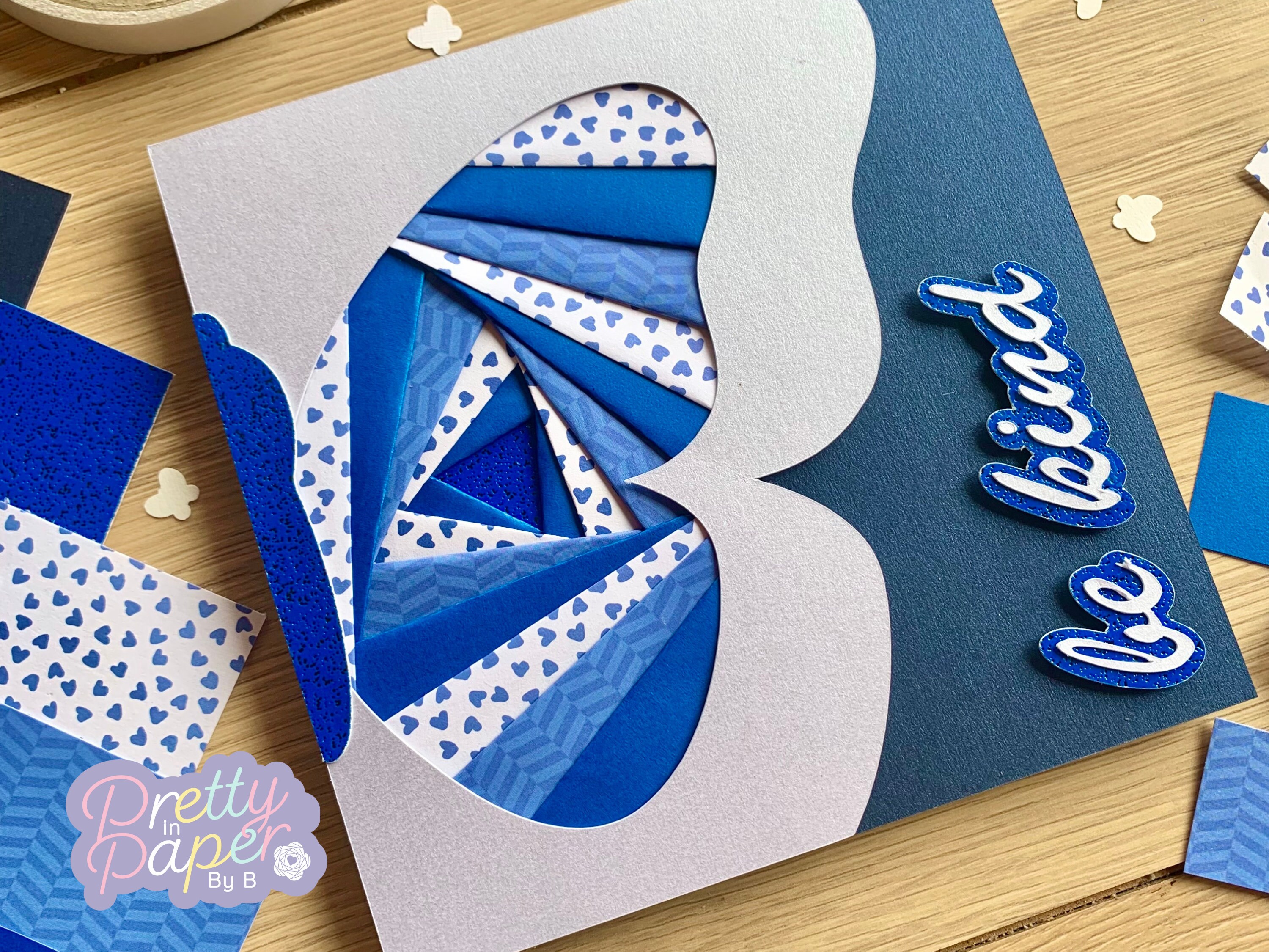 Butterfly Wing Iris Folding Pattern PDF & SVG Half Butterfly - Etsy