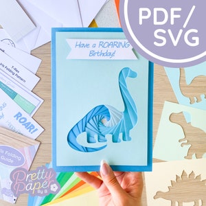 Diplodocus Iris Folding Pattern PDF & SVG Dinosaur Beginner Iris ...