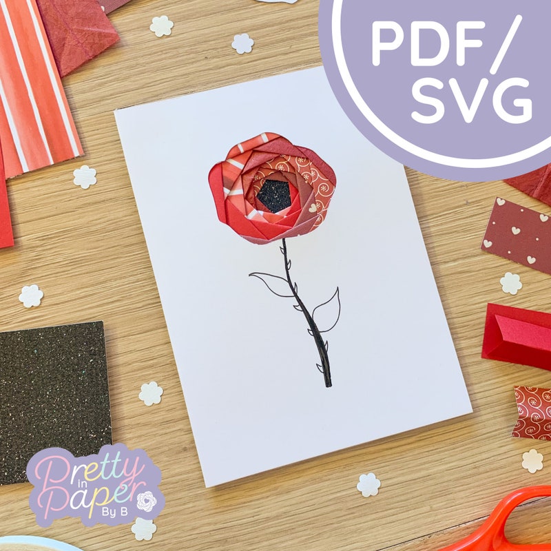 Iris Folding Svg - Etsy