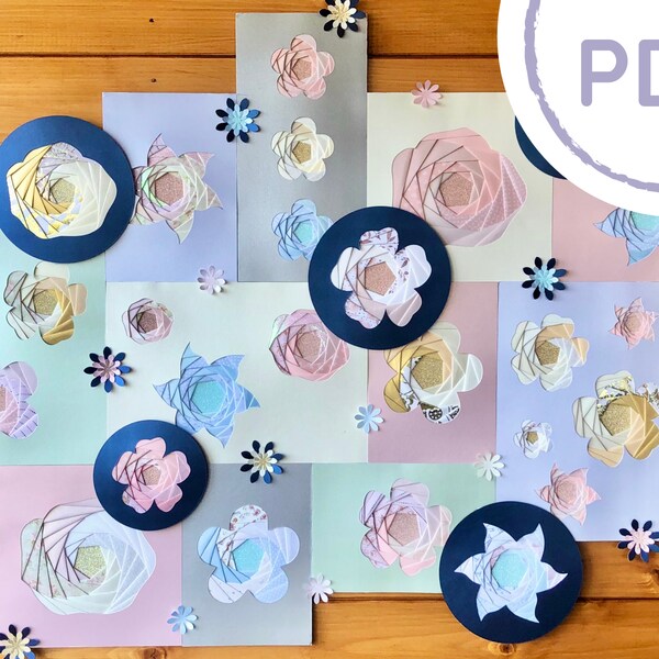 Iris Folding Card Patterns - Etsy