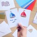 Card Making Kit Boat Mini | Small Boat Craft Kit | Beginners Iris ...