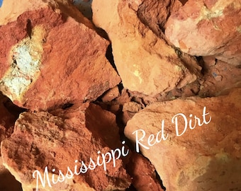 2 POUNDS RED GEORGIA Dirt Soil Clay Raw - Etsy