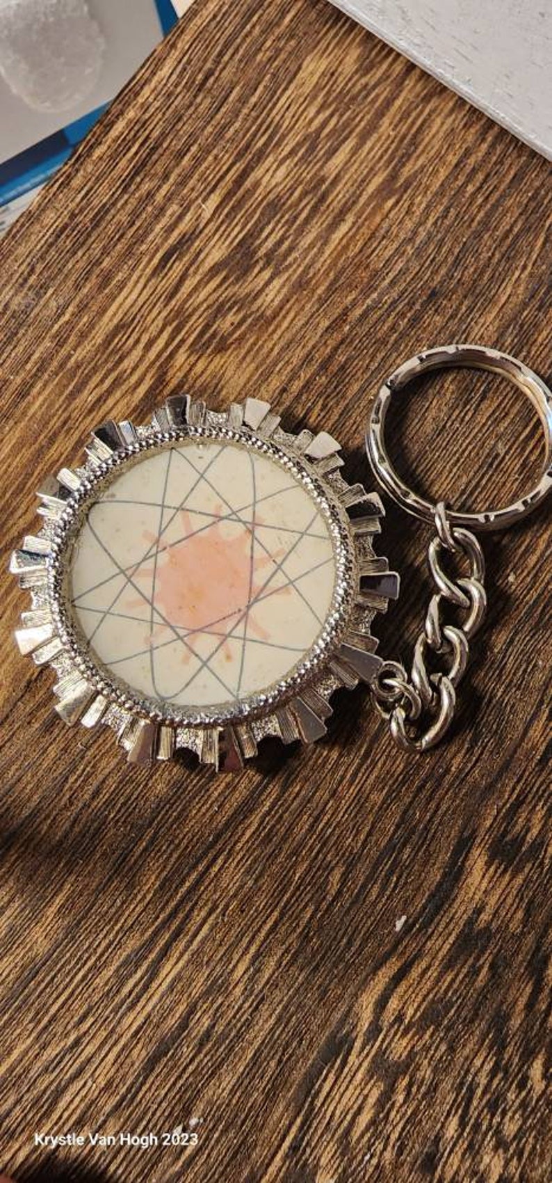 Grant Crest Tempo Pink Atomic Keychain - Etsy