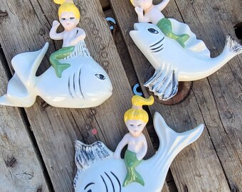 Mermaid Chalkware - Etsy