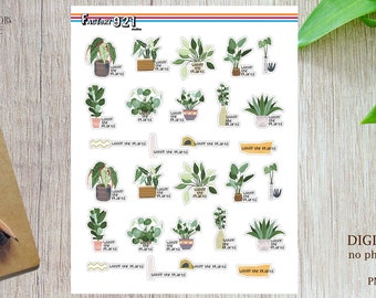 Plant Watering Stickers - Etsy