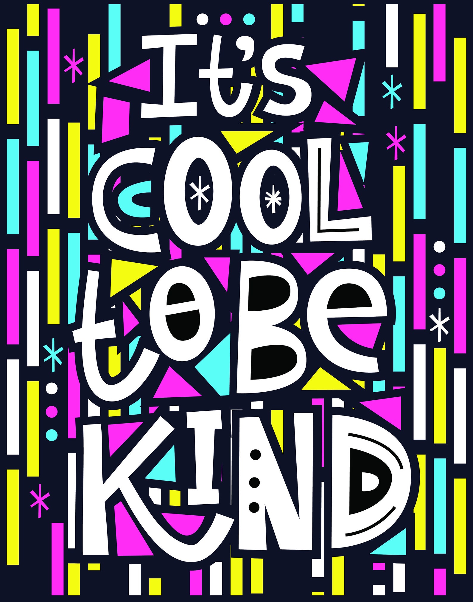 It's Cool to Be Kind Positive Poster/uplifting Affirmation /classroom ...