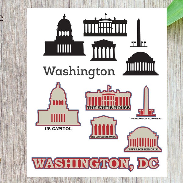 Washington Dc Monument Svg - Etsy