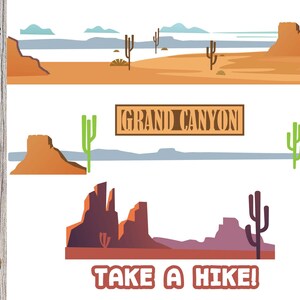 Grand Canyon Svg/landscape Vector File/circut Nature Cut Outs ...