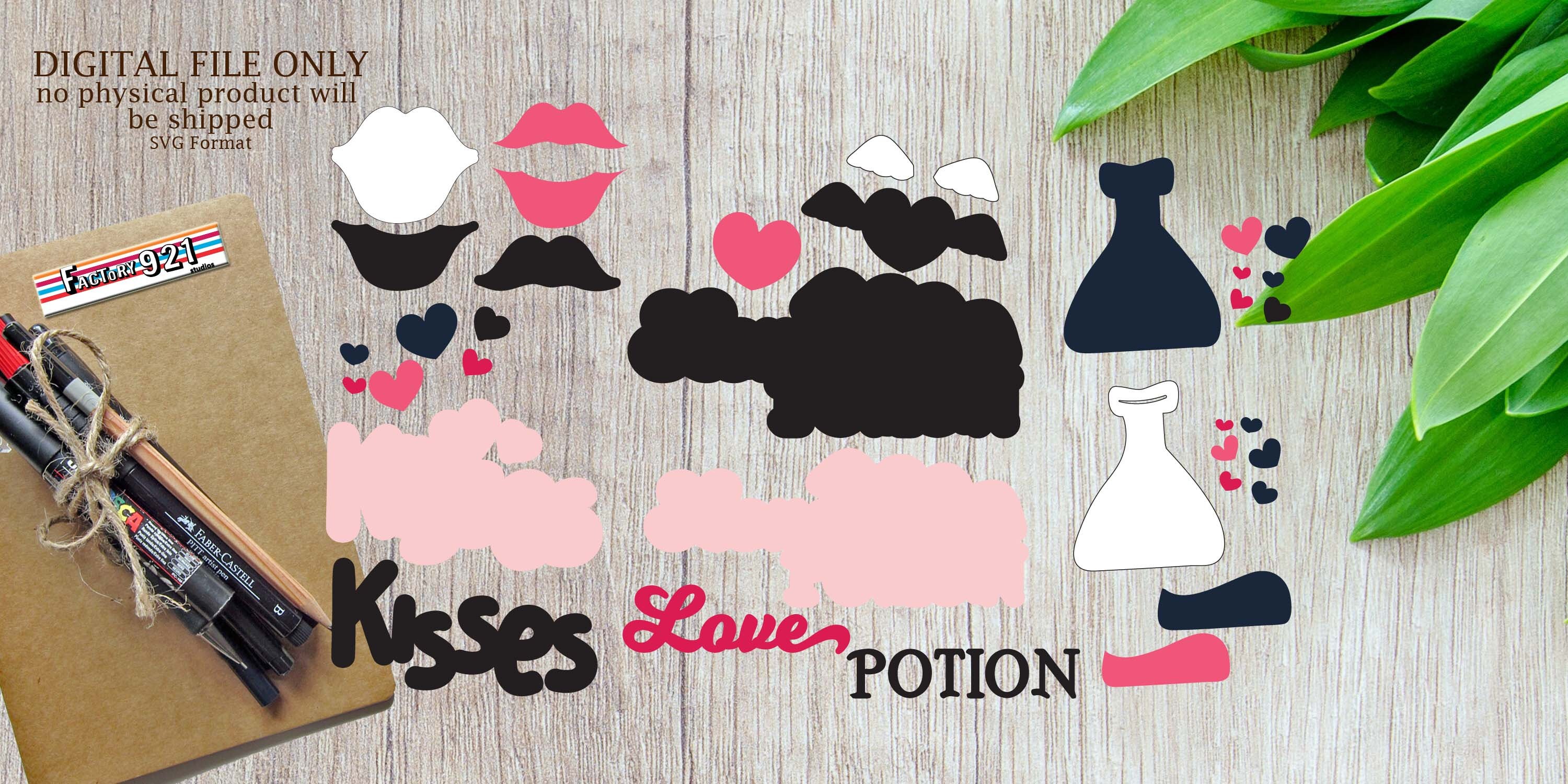 Valentine's Day Love Potion Svg-for Scrapbooking ,card Makers, and ...