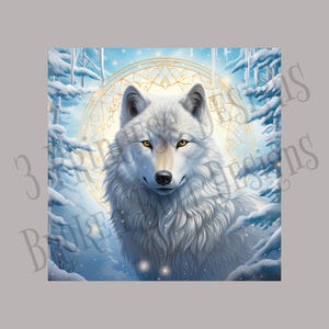 Winter Wolf Sign, Winter Sign - Etsy