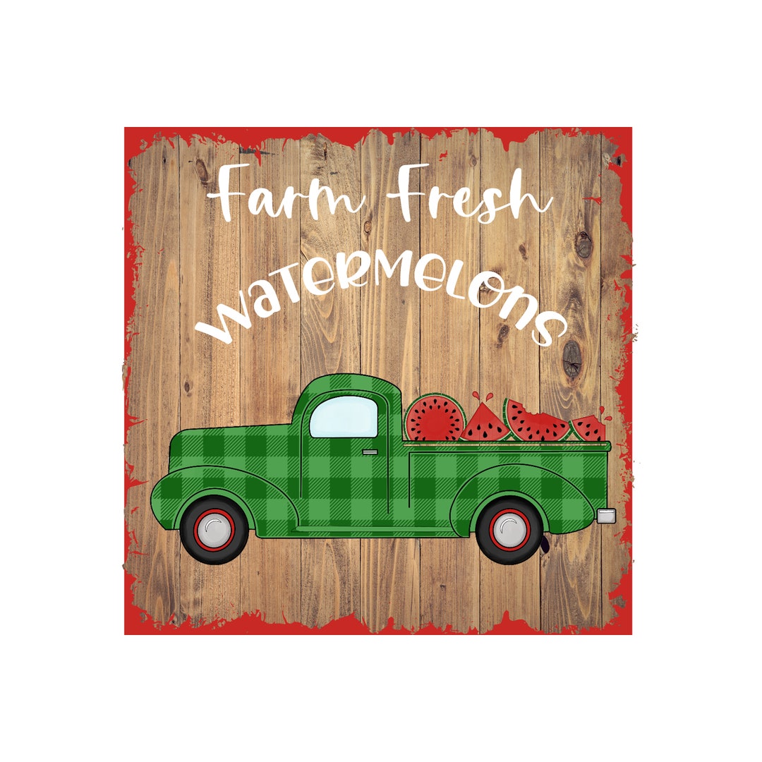 Farm Fresh Melons Sign - Etsy