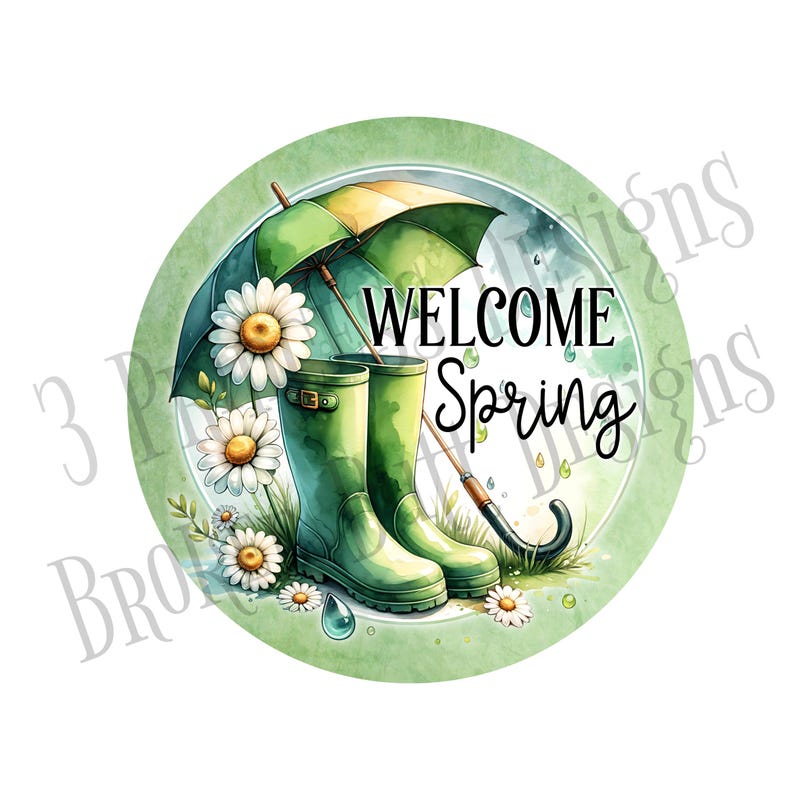 Umbrella Wreath Signs - Etsy