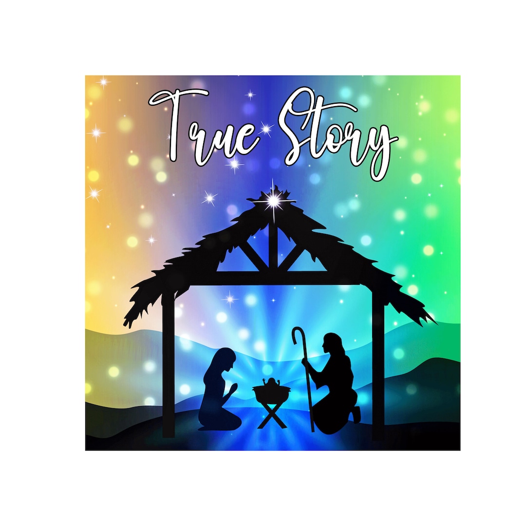 True Story Sign, Nativity Sign - Etsy