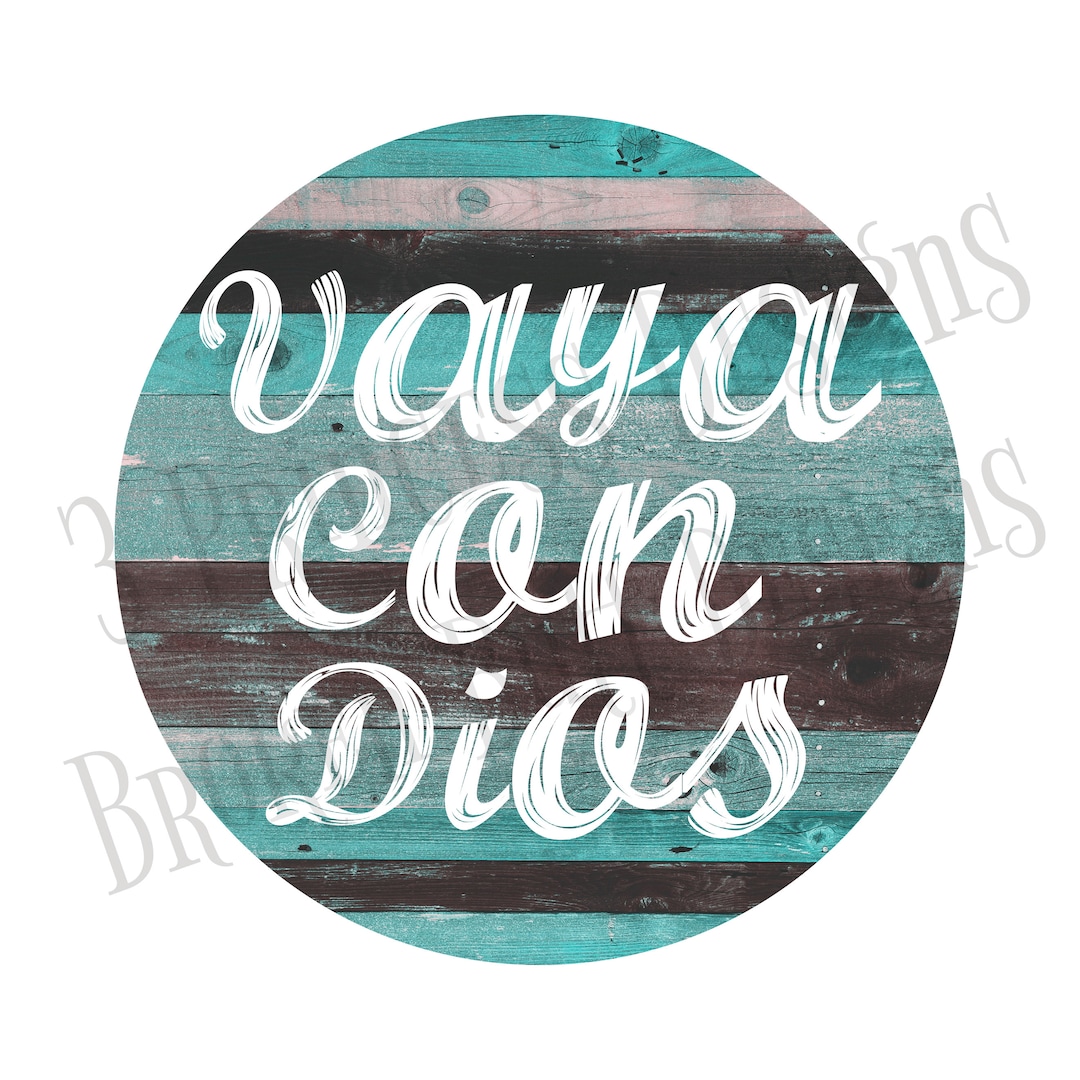 Vaya Con Dios Sign - Etsy