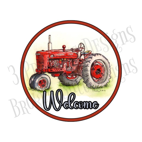 Tractor Door Hanger - Etsy