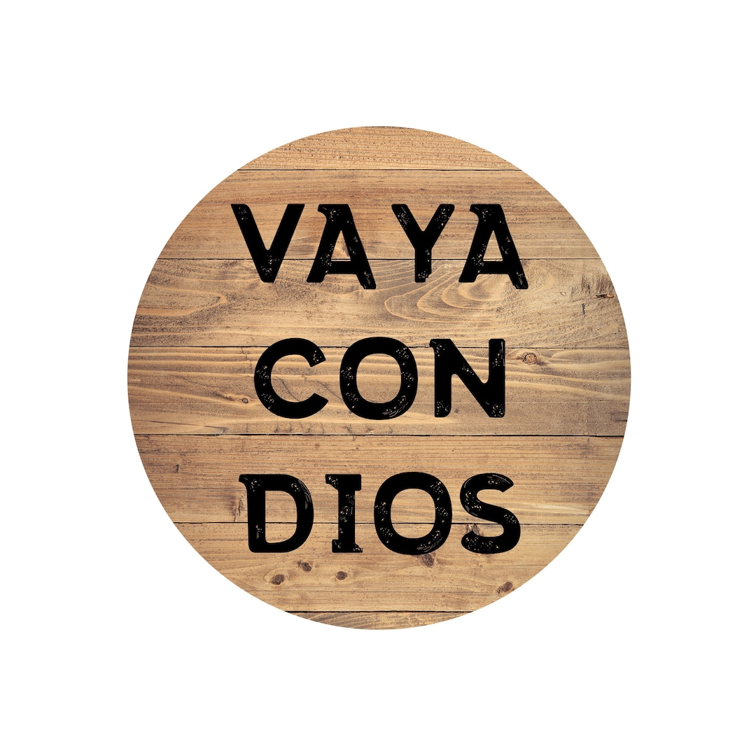 Vaya Con Dios Sign - Etsy