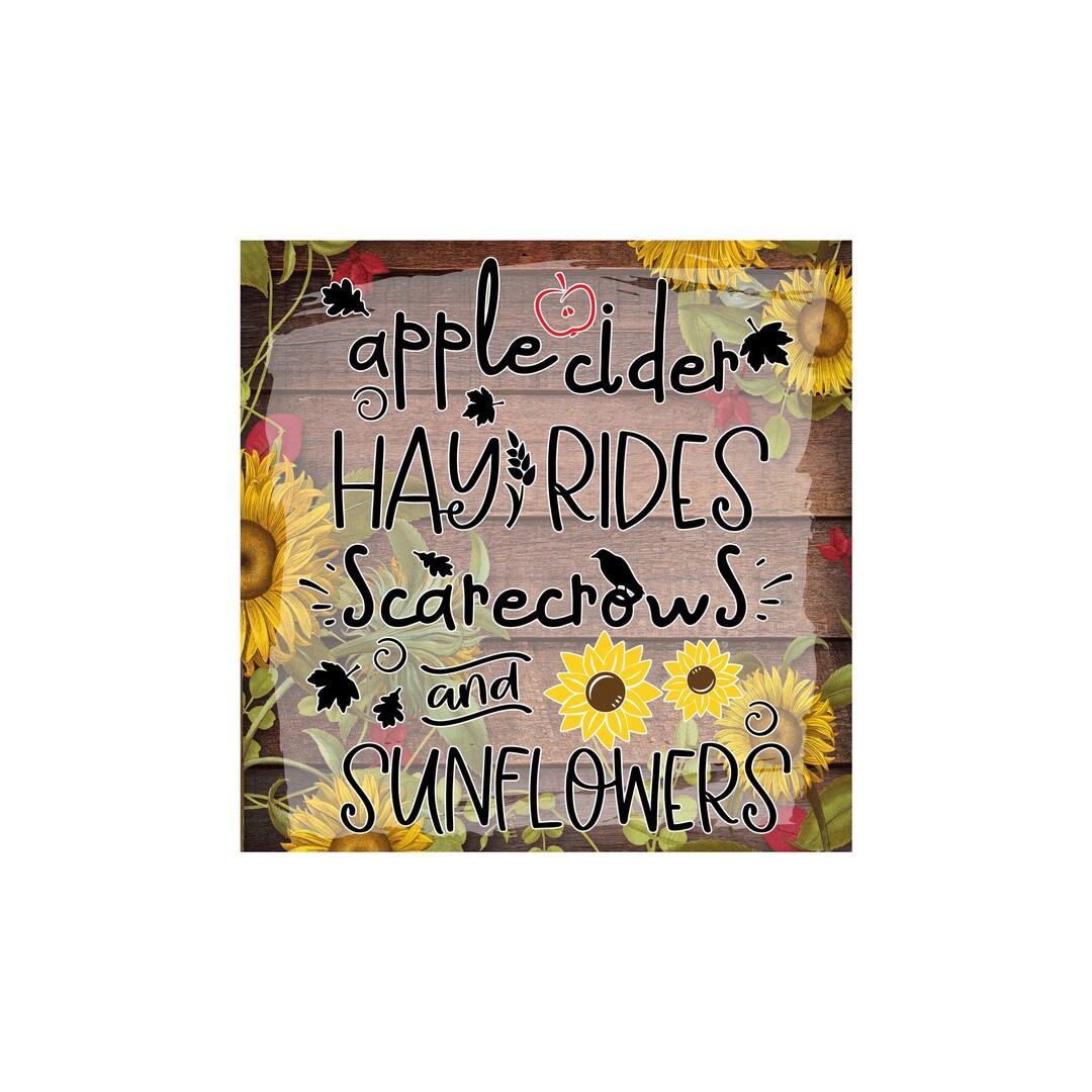 Fall Subway Art Sign, Sunflower Sign - Etsy UK