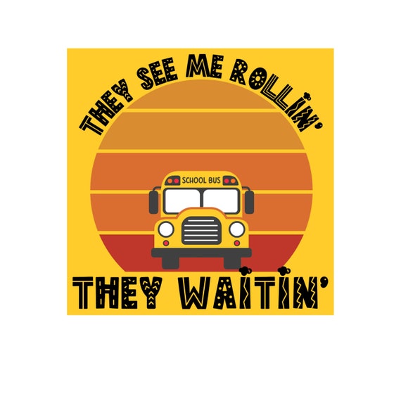 School Bus Sign Funny Sign - Etsy