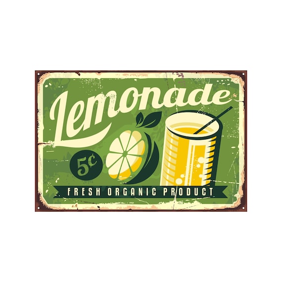 Vintage Lemonade Sign