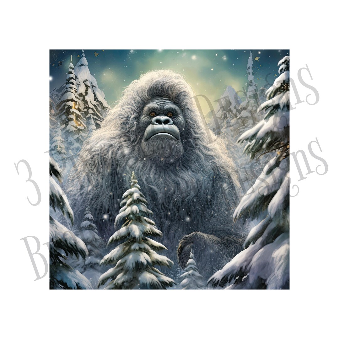 Yeti Winter Sign, Winter Sign - Etsy
