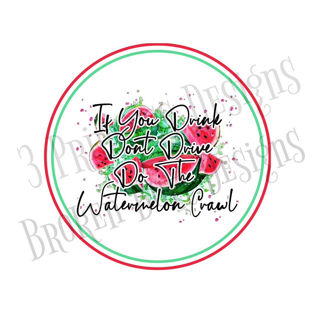Watermelon Crawl Sign, Summer Fun Sign - Etsy