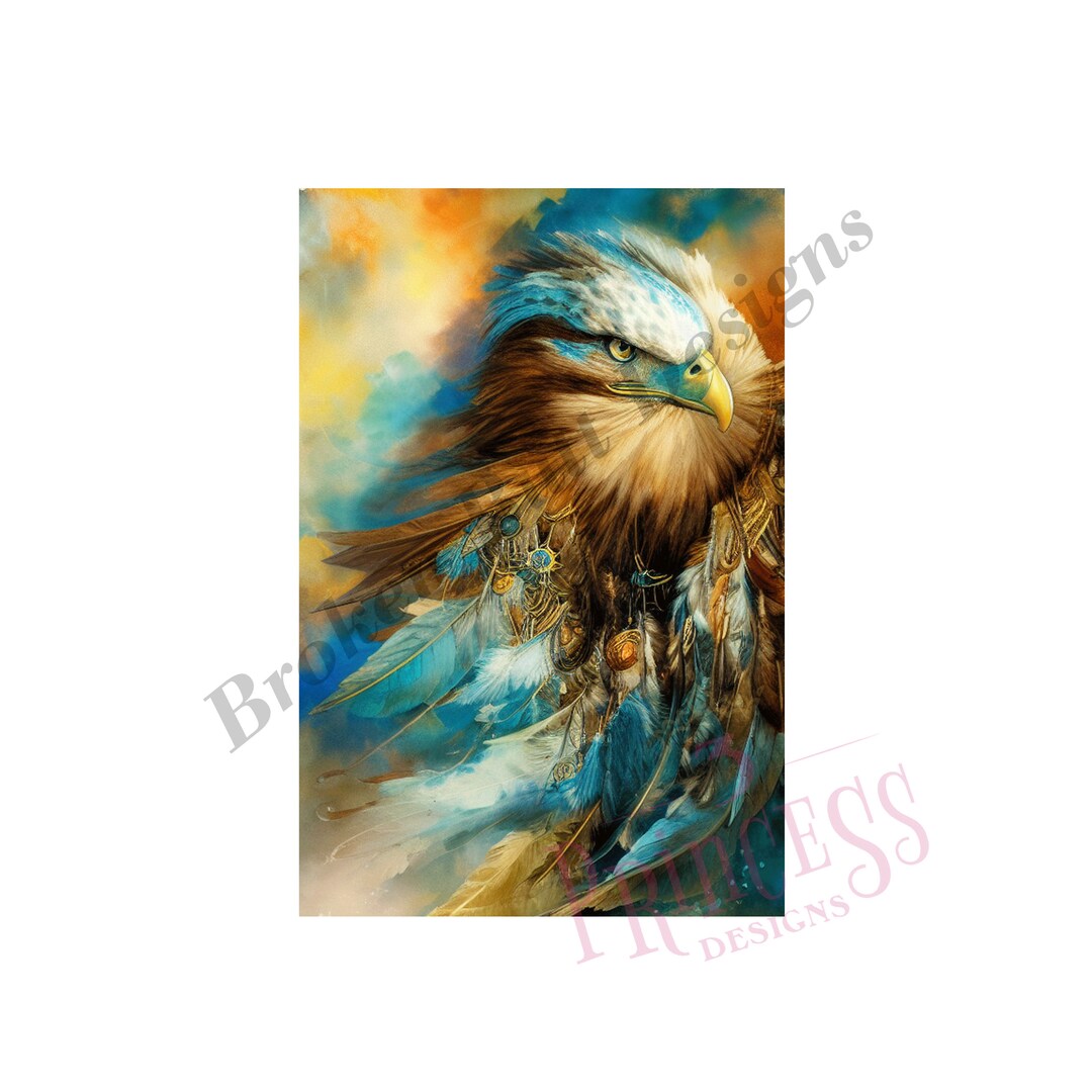 Realistic Eagle Sign, Native American Sign - Etsy