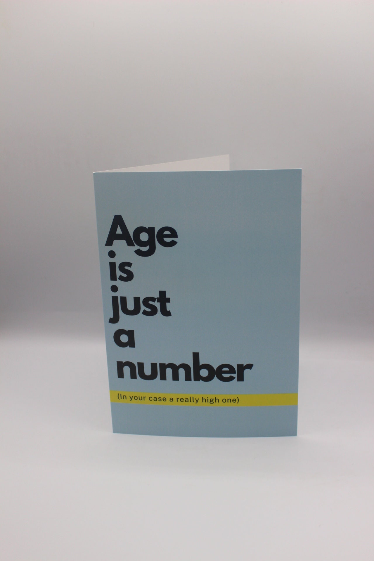 Age is Just a Number Birthday Card - Etsy