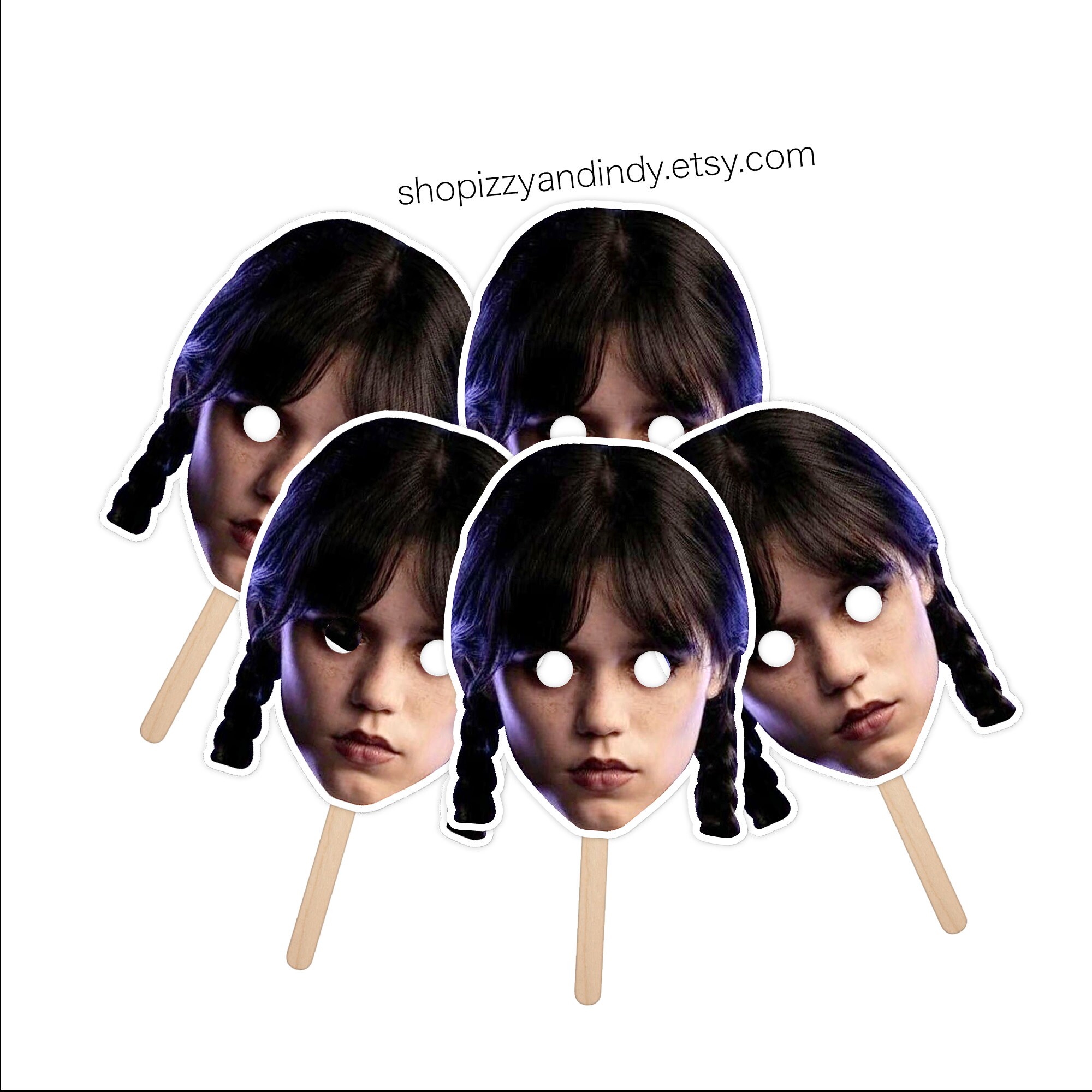 Wednesday Addams Themed Face Mask Wednesday Addams Mask - Etsy