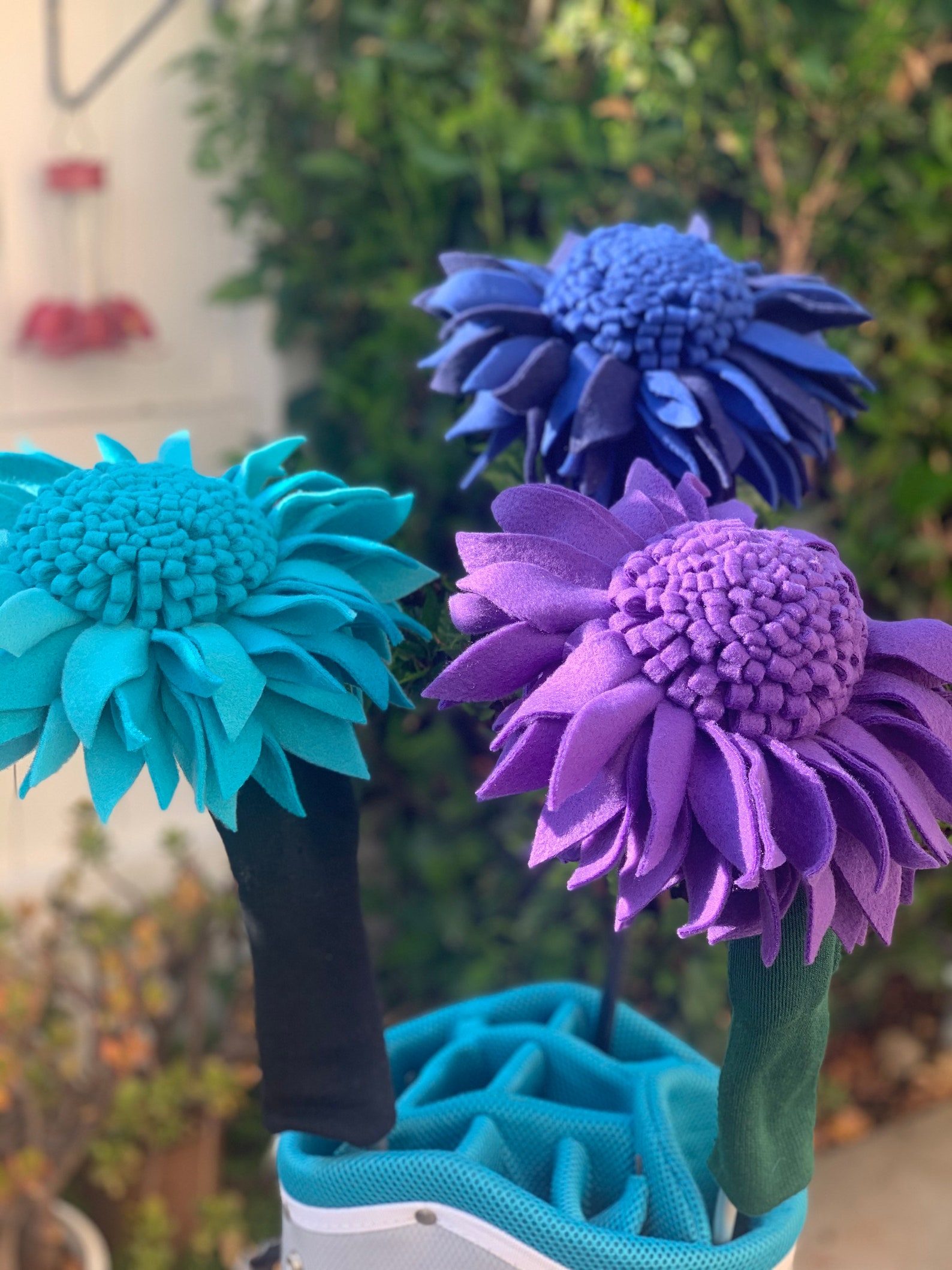 Driver-dark Purple Flower Golf Club Cover - Etsy