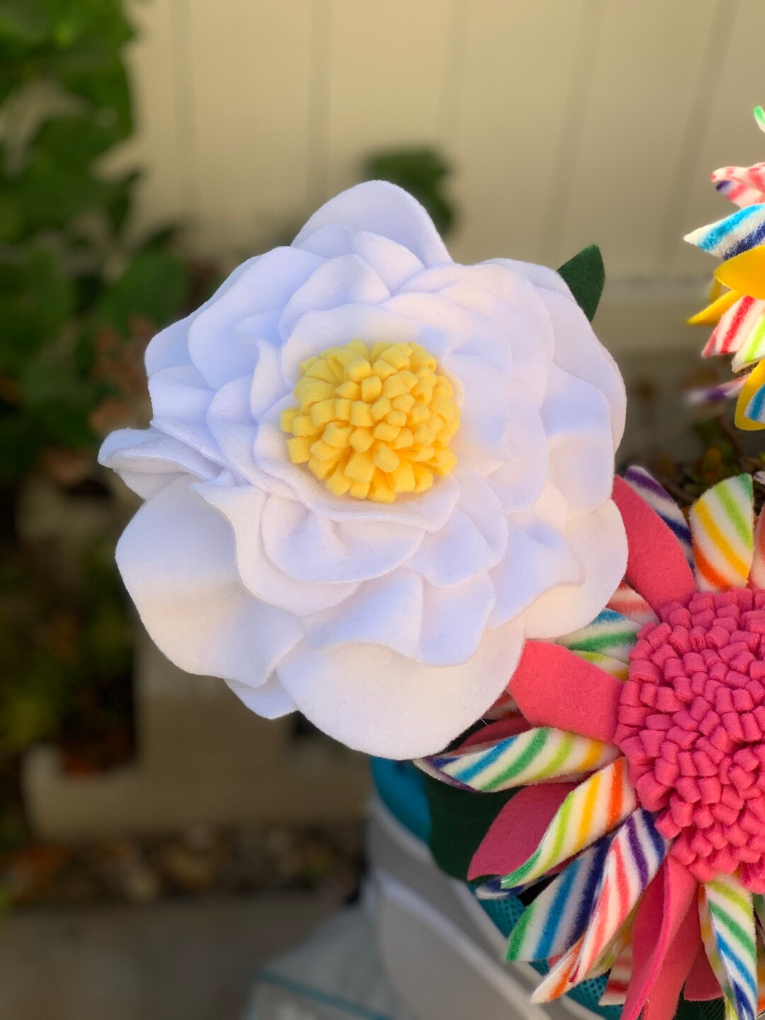 Driver-white Flower Golf Club Cover - Etsy