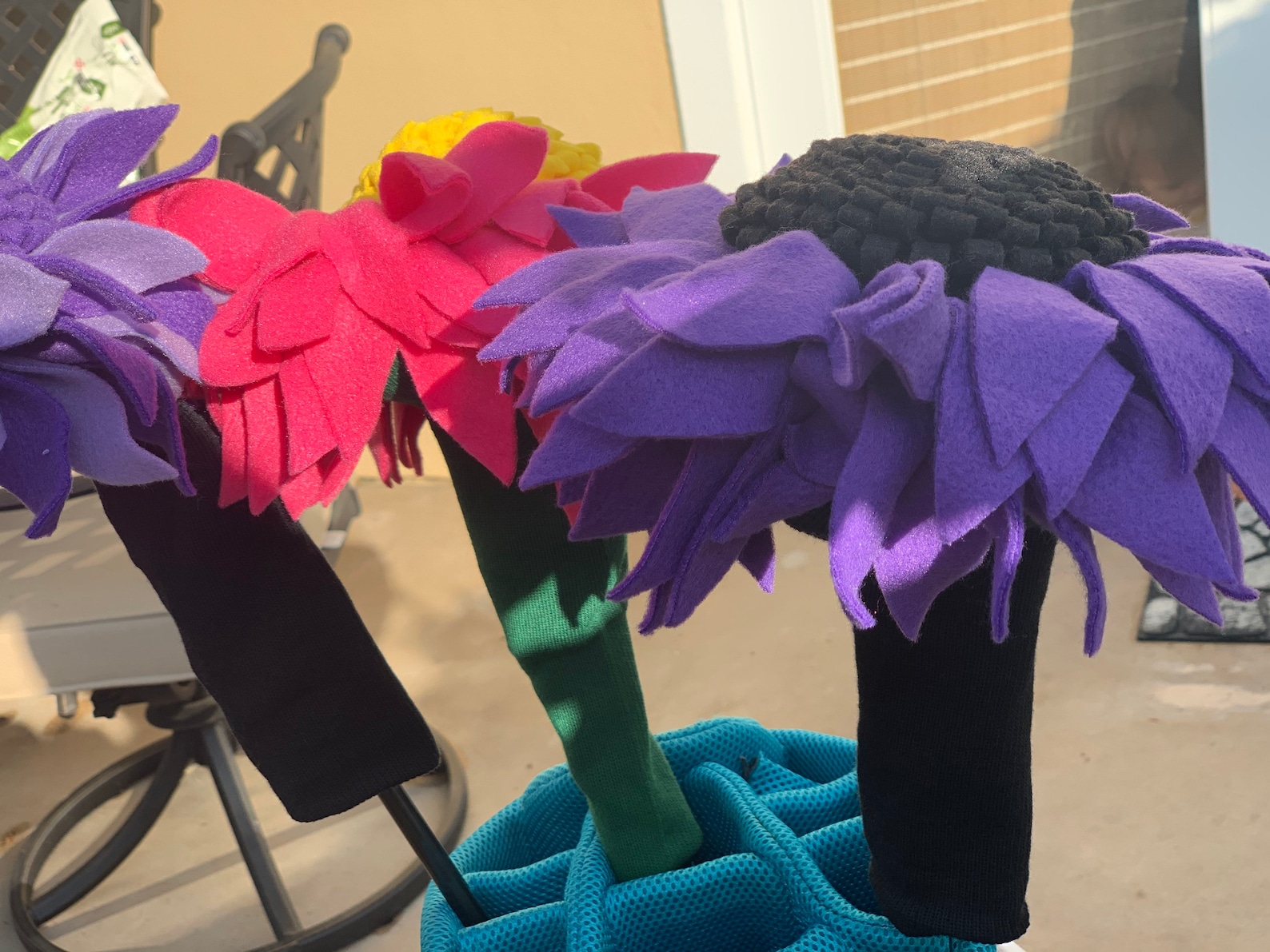 Driver-dark Purple Flower Golf Club Cover - Etsy