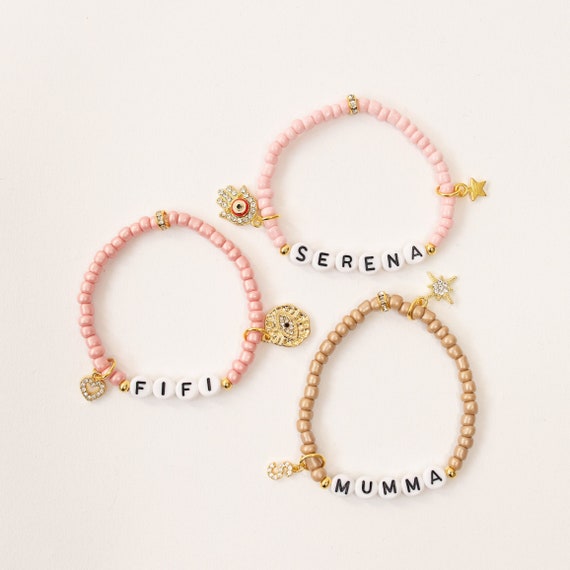 Personalised beaded bracelets store